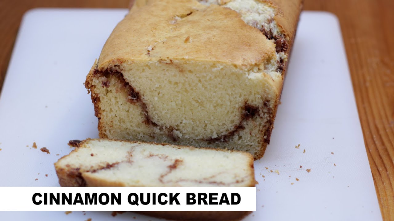 You need to make this! How to make cinnamon quick bread