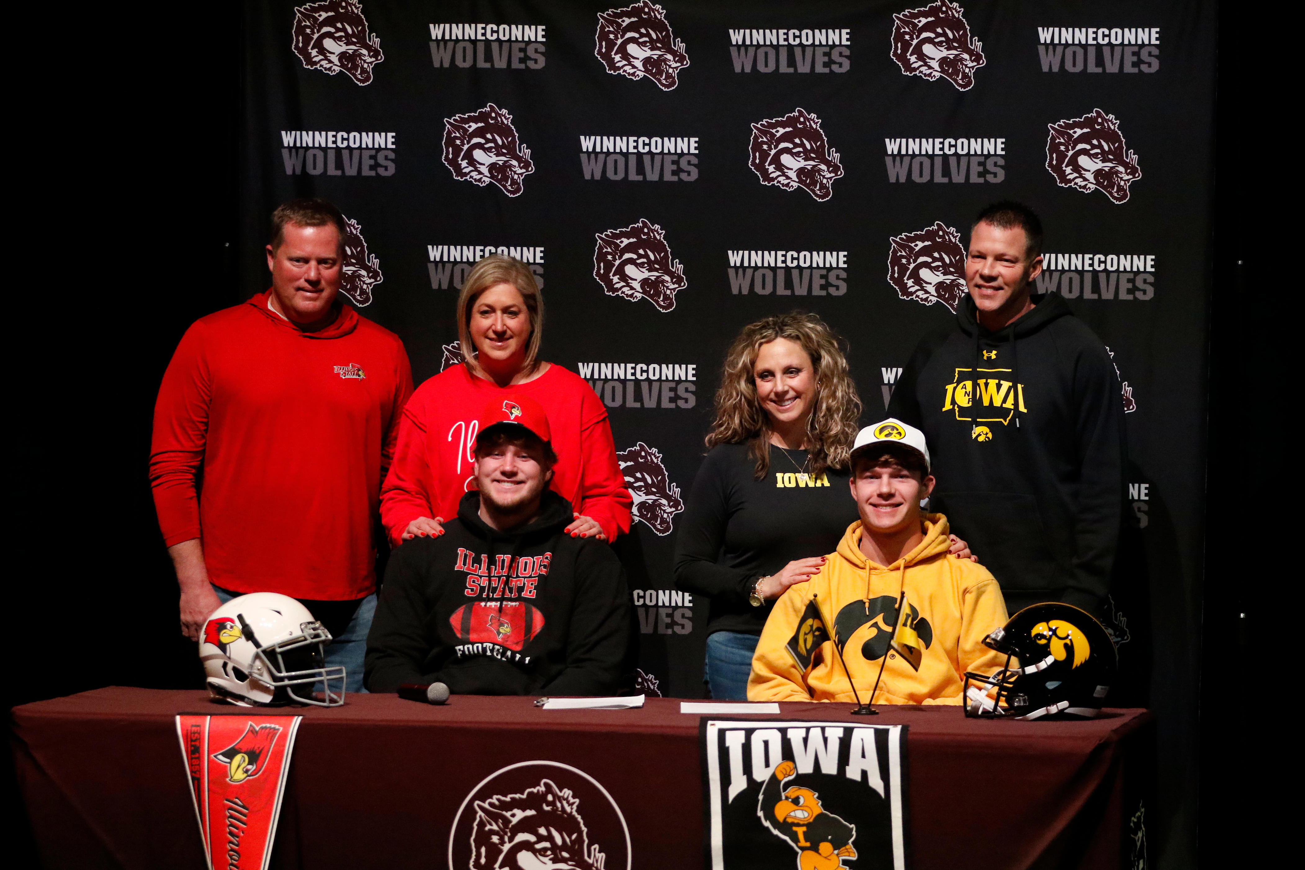Winneconne duo signs with NCAA Division I football programs in Midwest
