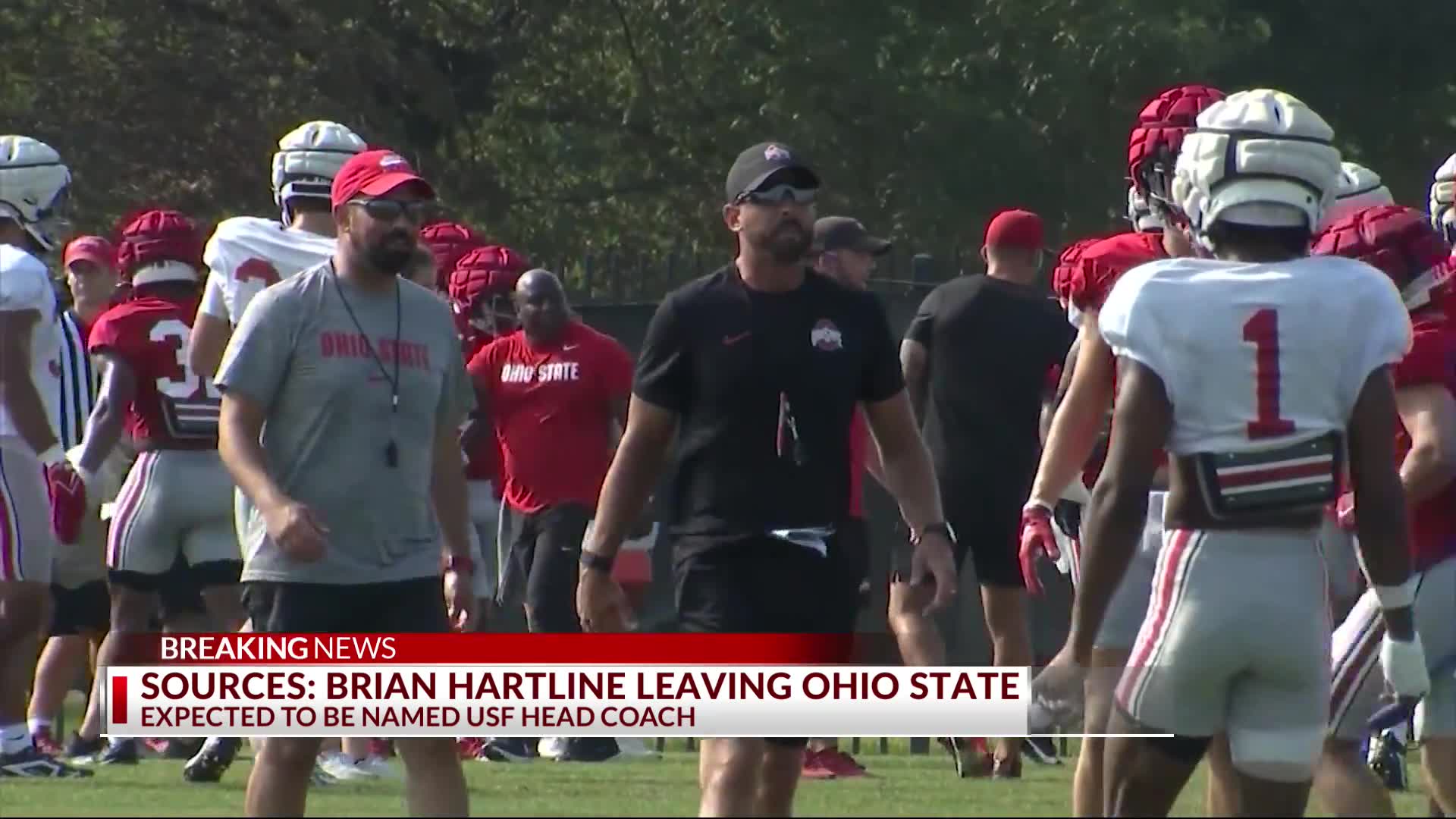 Buckeyes' OC Brian Hartline leaving for South Florida