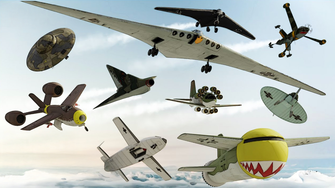 Top 11 Insane Nazi Aircraft Ideas That Never Took Off