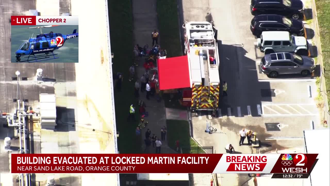 Lockheed Martin building at Orlando facility evacuated