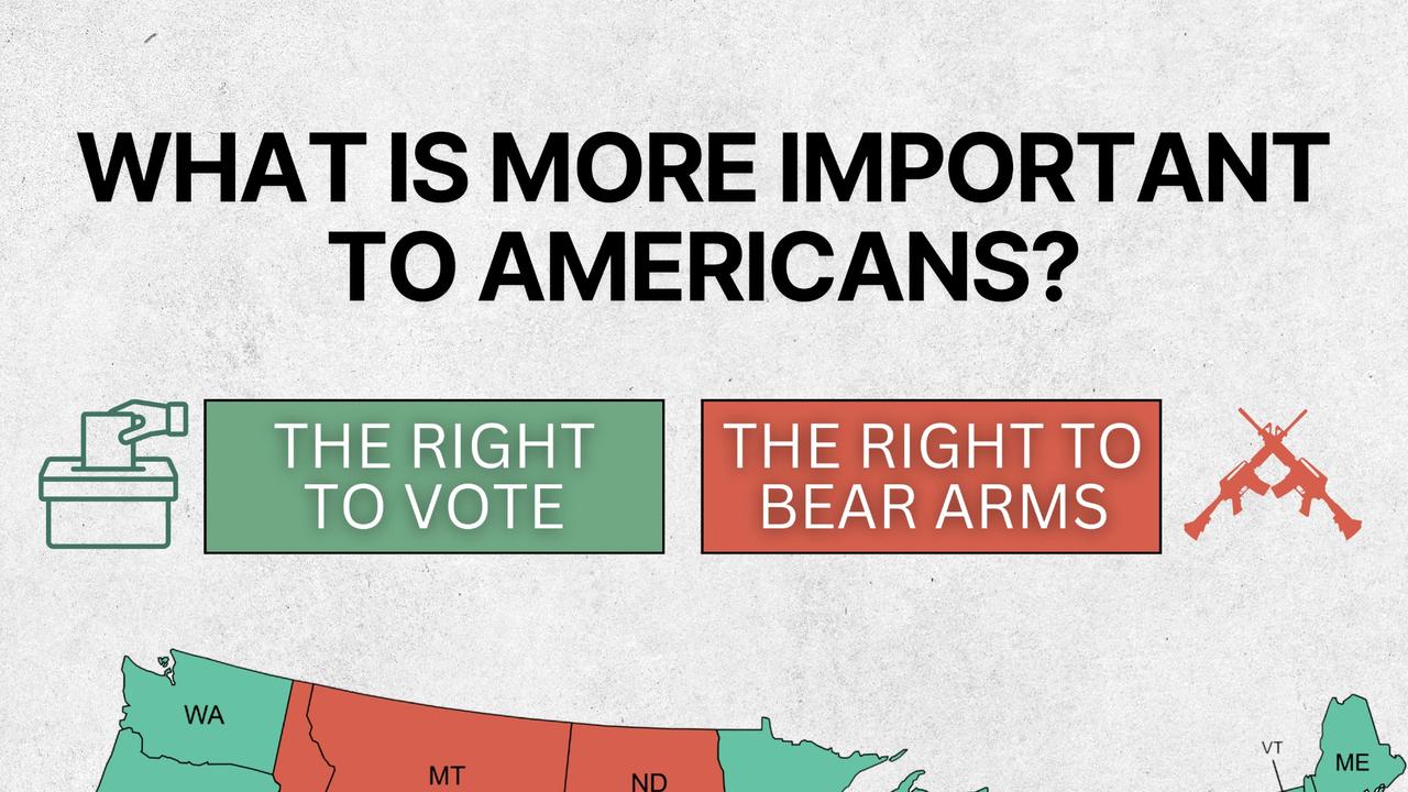 What matters more to Americans: voting or gun ownership?