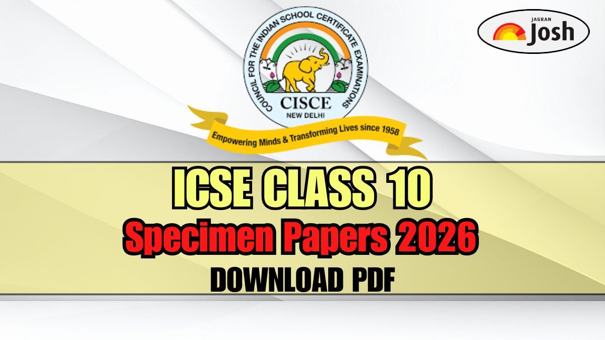 ICSE class 10 specimen papers 2026: Download subject-wise PDFs for ...