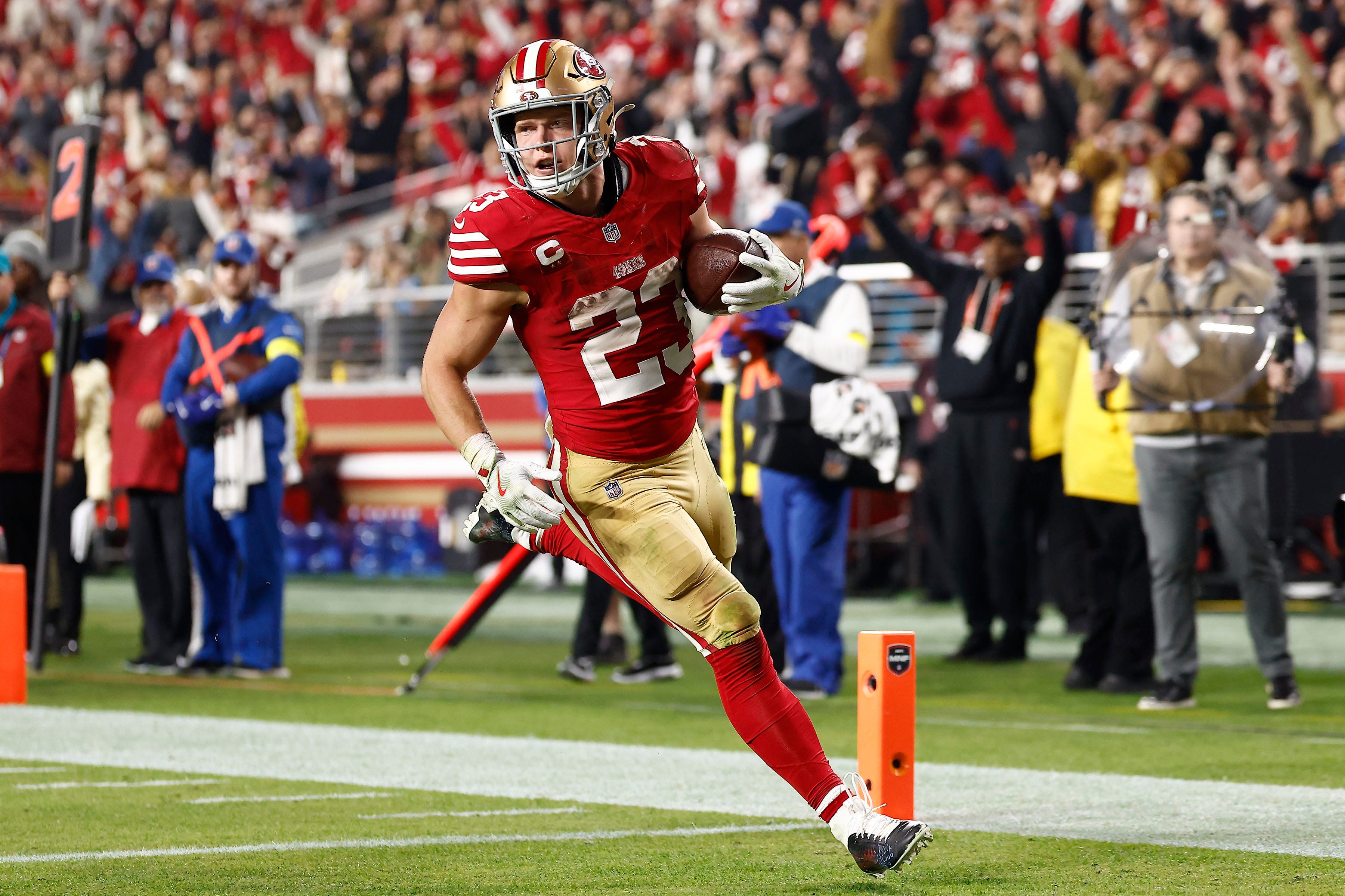 Christian McCaffrey not worried about lessened workload in 2026