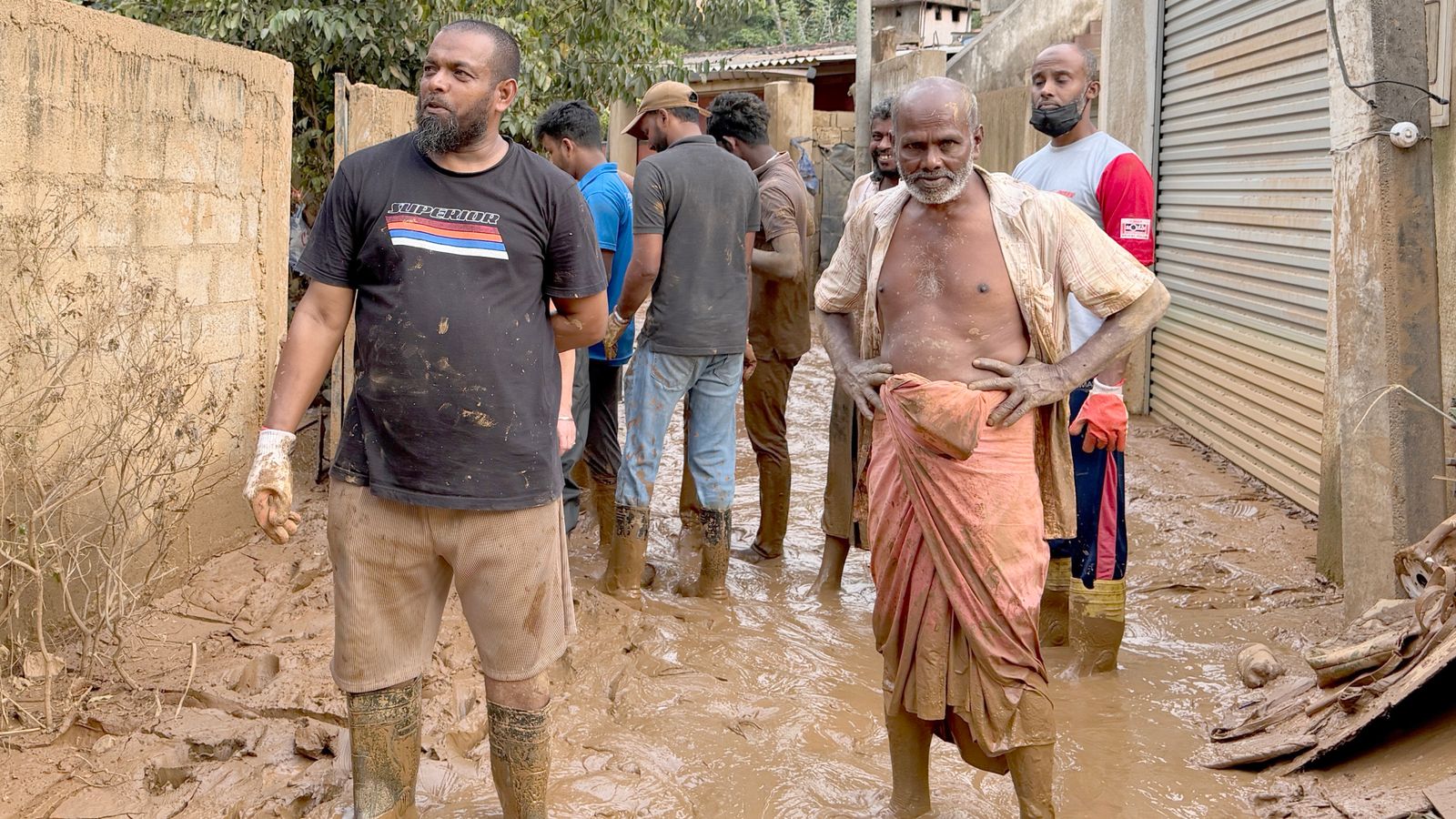 'No one helped us': The Sri Lankan community left in a mass of mud and ...
