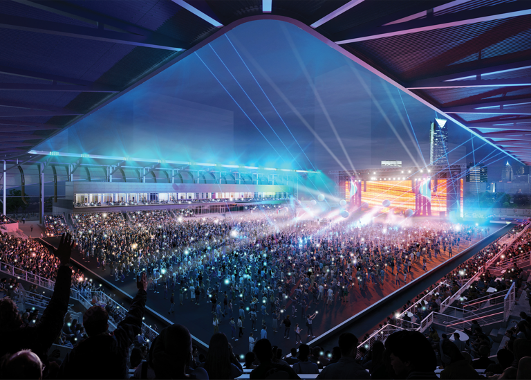 Oklahoma City unveils design for new multiuse stadium: See the renderings