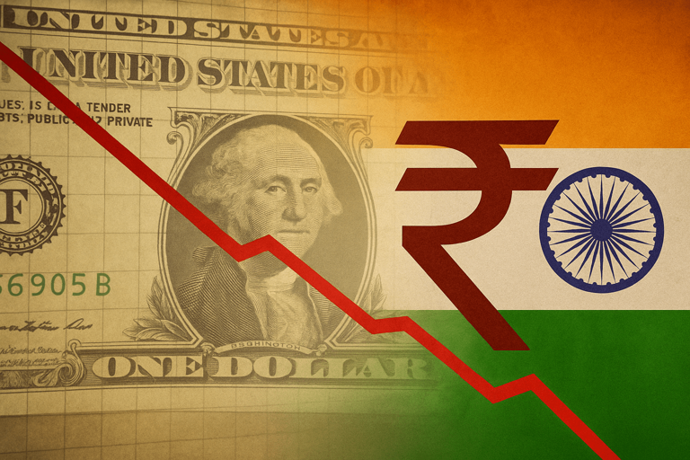 Rupee crashes to record low beyond 90 as FPI outflows, US trade ...