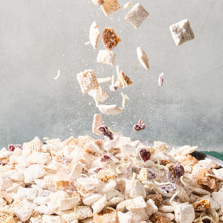Forget puppy chow—I make this cranberry bliss party mix every year