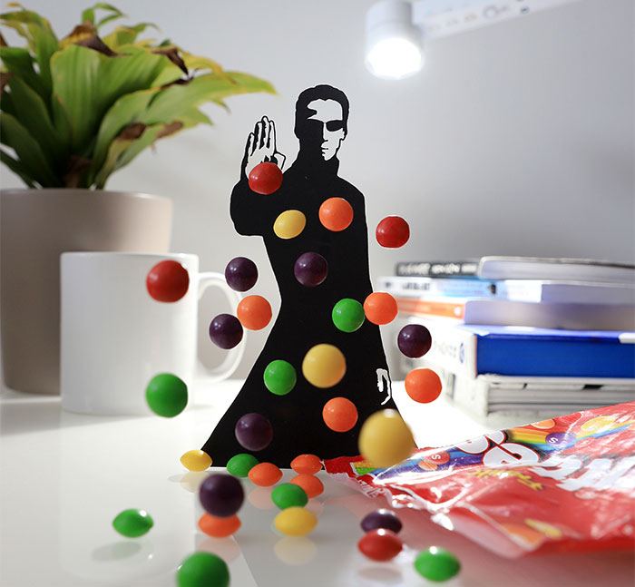 I use everyday objects and paper cutouts to create funny scenes from ...