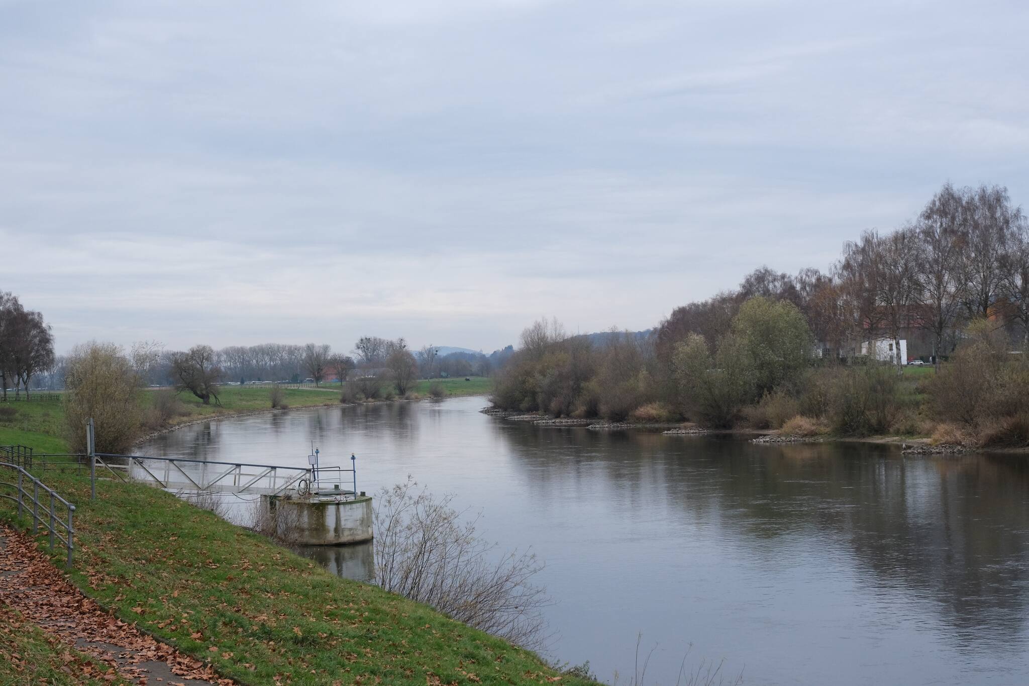 Schone Wasserstand Weser Bremen Bild