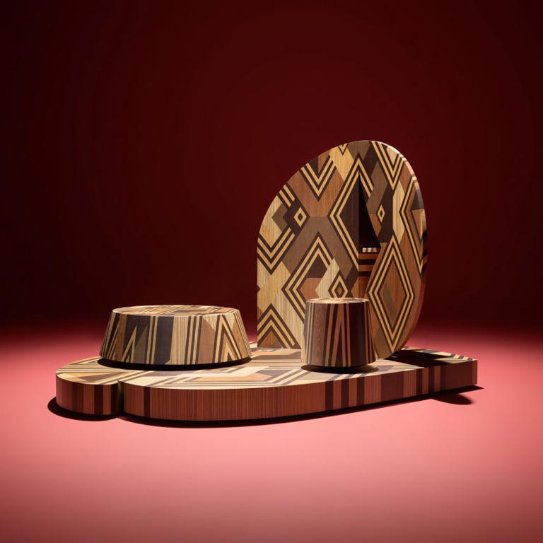 Stephen Burks and Alpi create hybrid object based on Congolese textiles