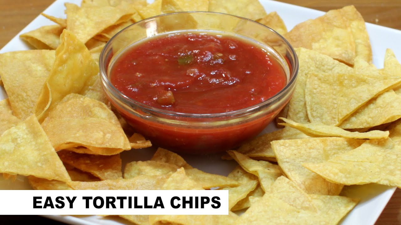 Easy Tortilla Chip Recipe | Baked and Fried