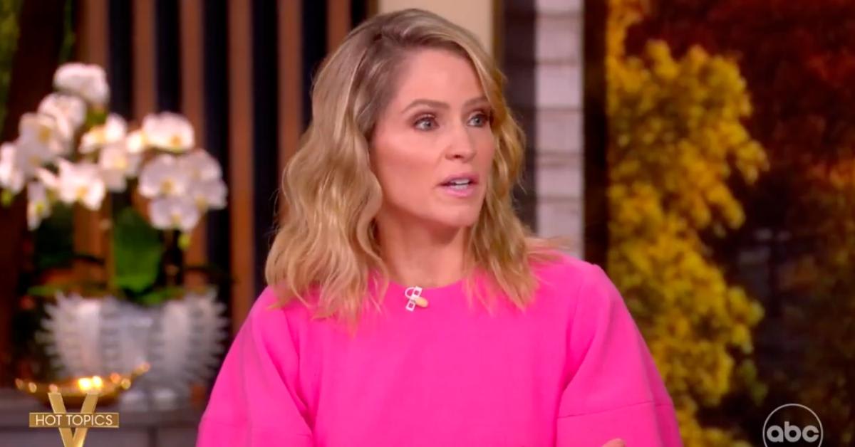 The View's Sara Haines gets censored and apologizes to producer after ...