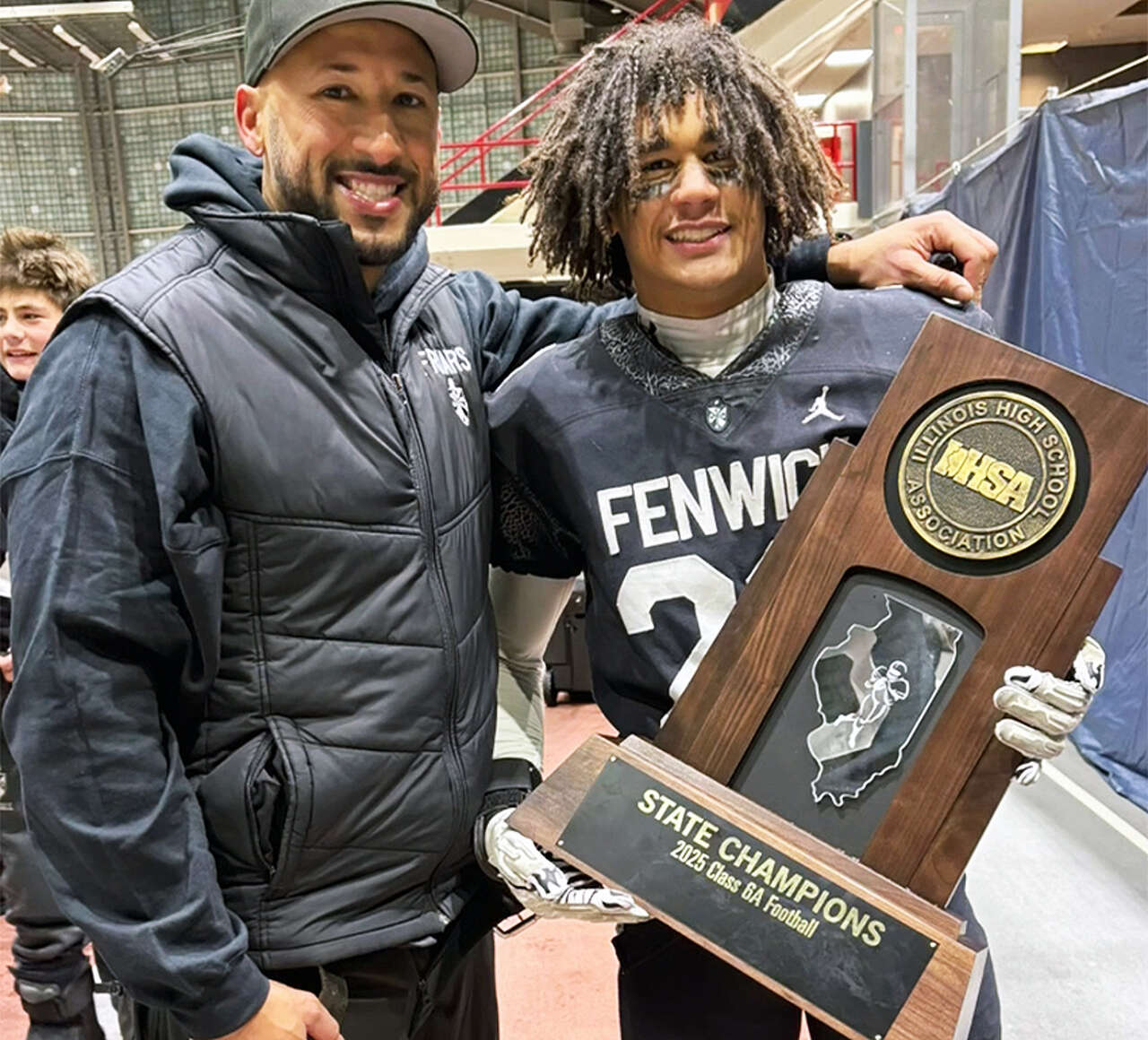 Chip off the old block: Travis Williams and son Aiden helped Fenwick ...