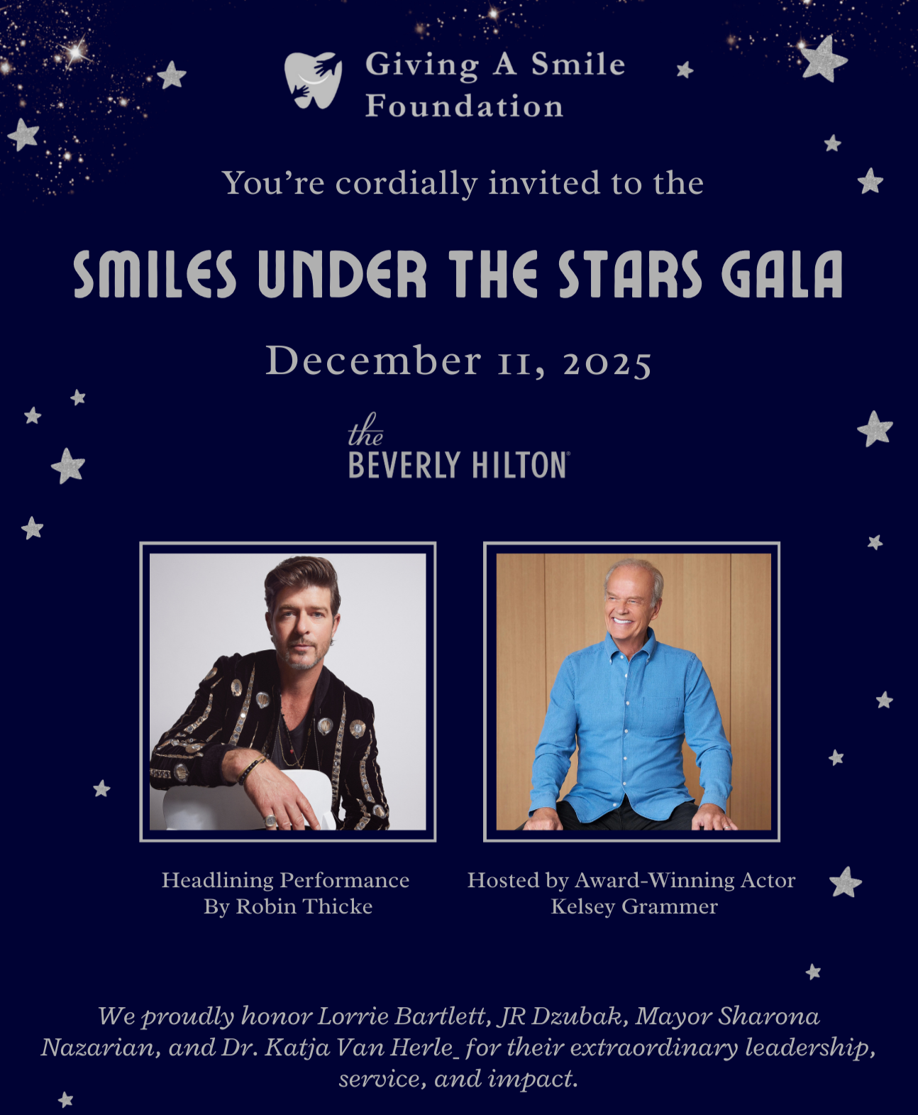 2025 Giving a Smile Foundation annual gala, LA