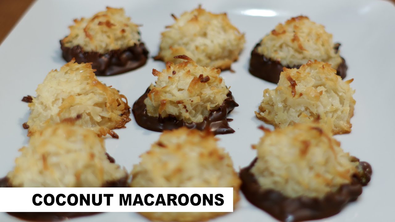 Easy coconut macaroons recipe
