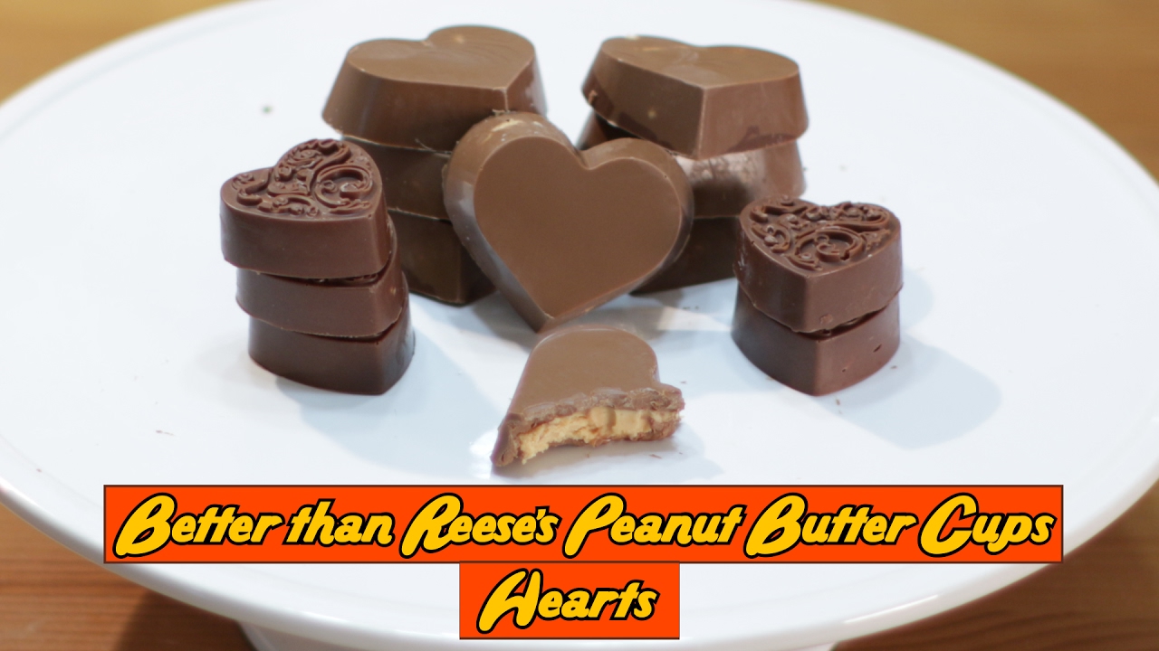How to make peanut butter cups - easy heart shaped better than Reese's ...