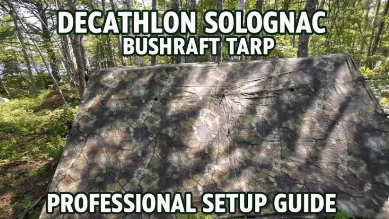 Why the Solognac bushcraft tarp is a must-have for campers