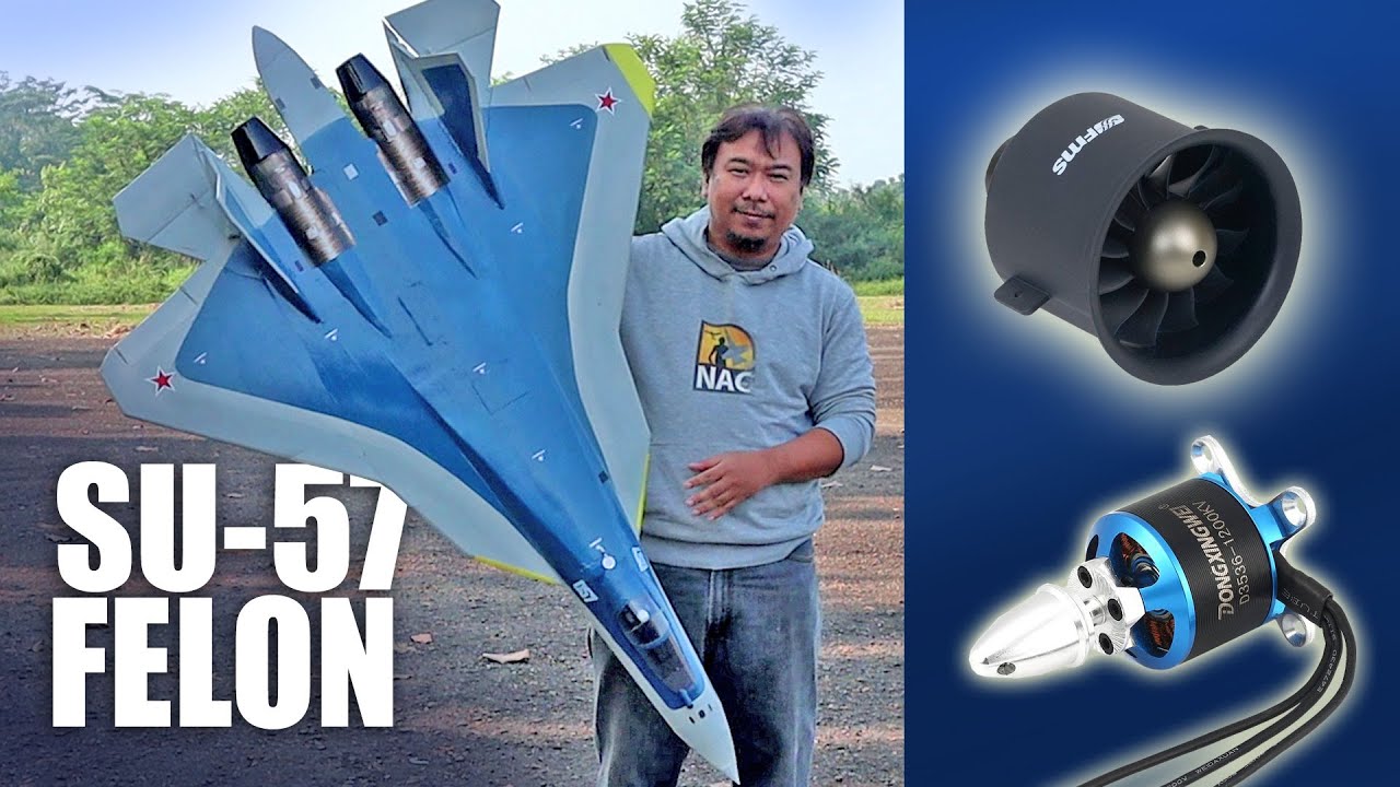 DIY Su-57 Felon RC jet – ducted fan vs pusher prop: ultimate ...