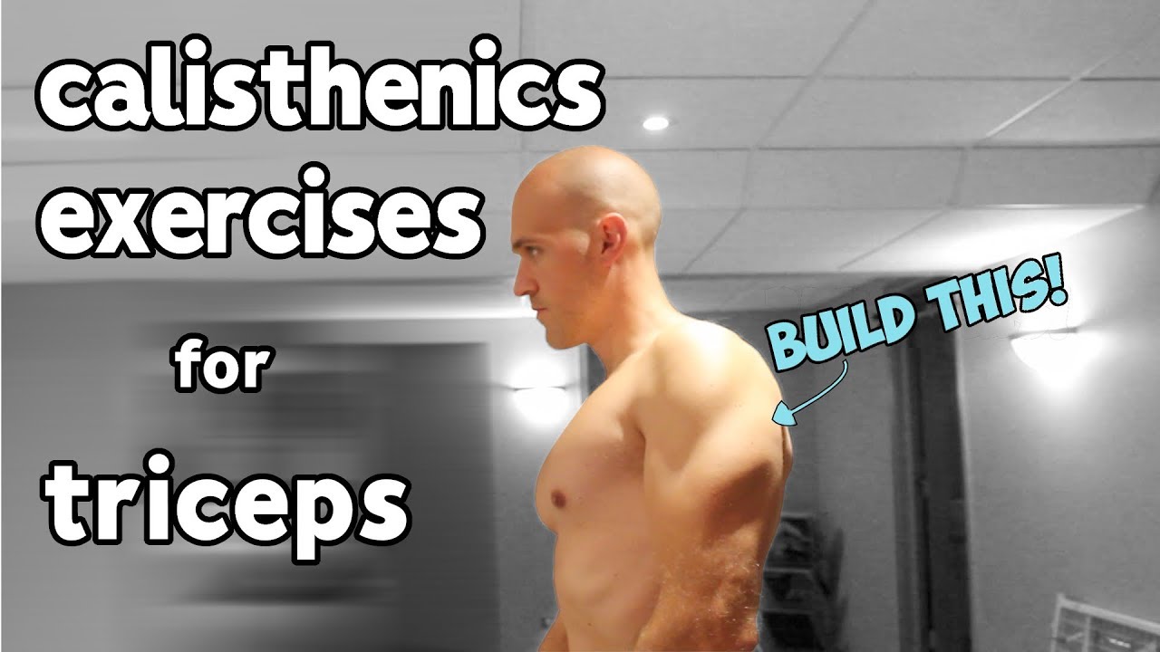 8 calisthenics triceps exercises for arms at home