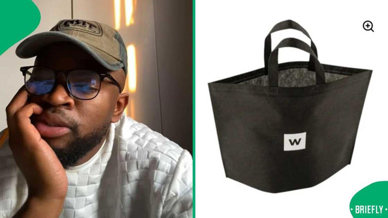 W aka money bag: Man transforms Woolies shopping bag logo into LV ...