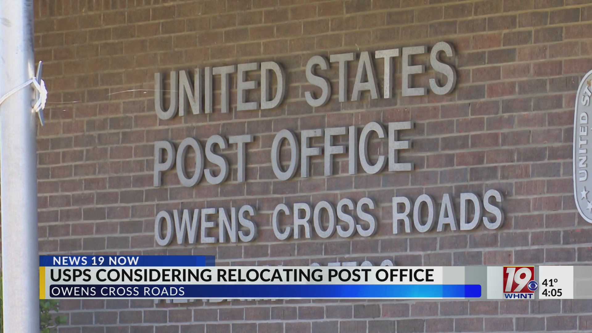 USPS considering relocating post office | December 3, 2025 | News 19 at ...