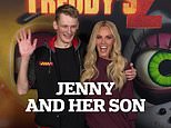 Jenny McCarthy and her son Evan Asher happily attend premiere