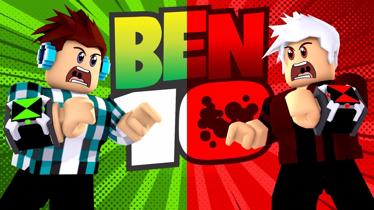 Roblox - BEN 10 vermelho vs BEN 10 (batalha Omnitrix)