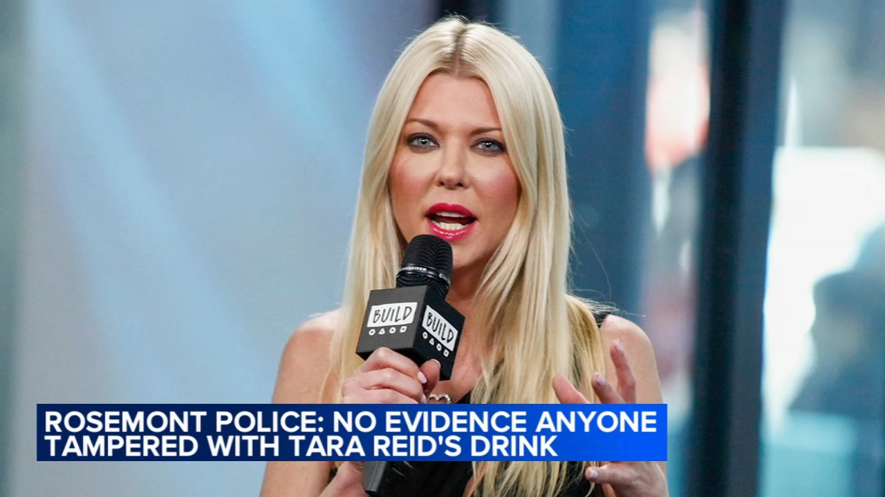 Rosemont police say video shows Tara Reid's drink not tampered with at ...