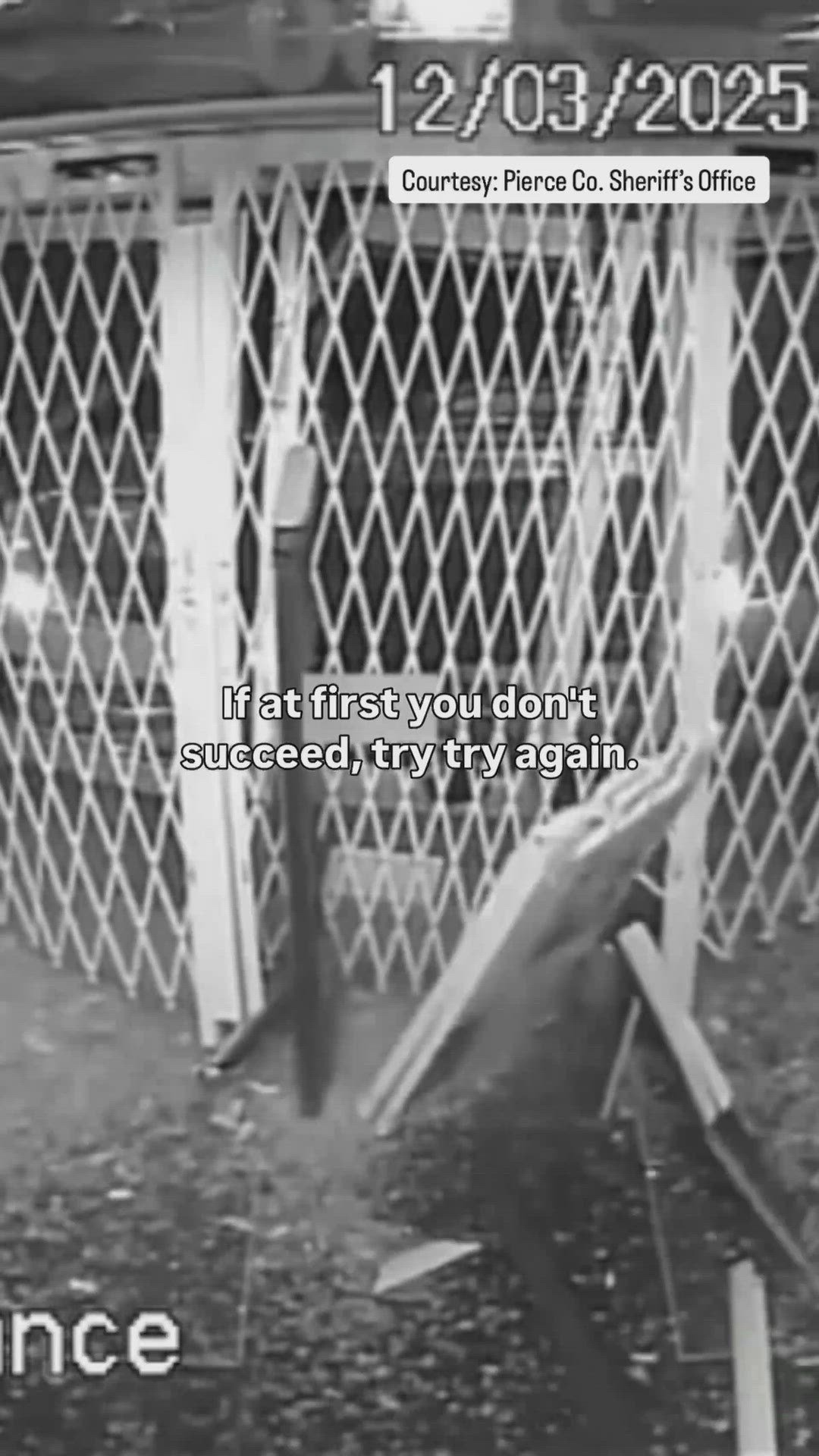 Failed ATM heist in University Place