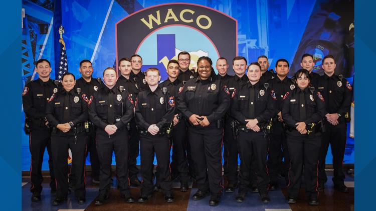 Waco Police Department welcomes 17 new officers
