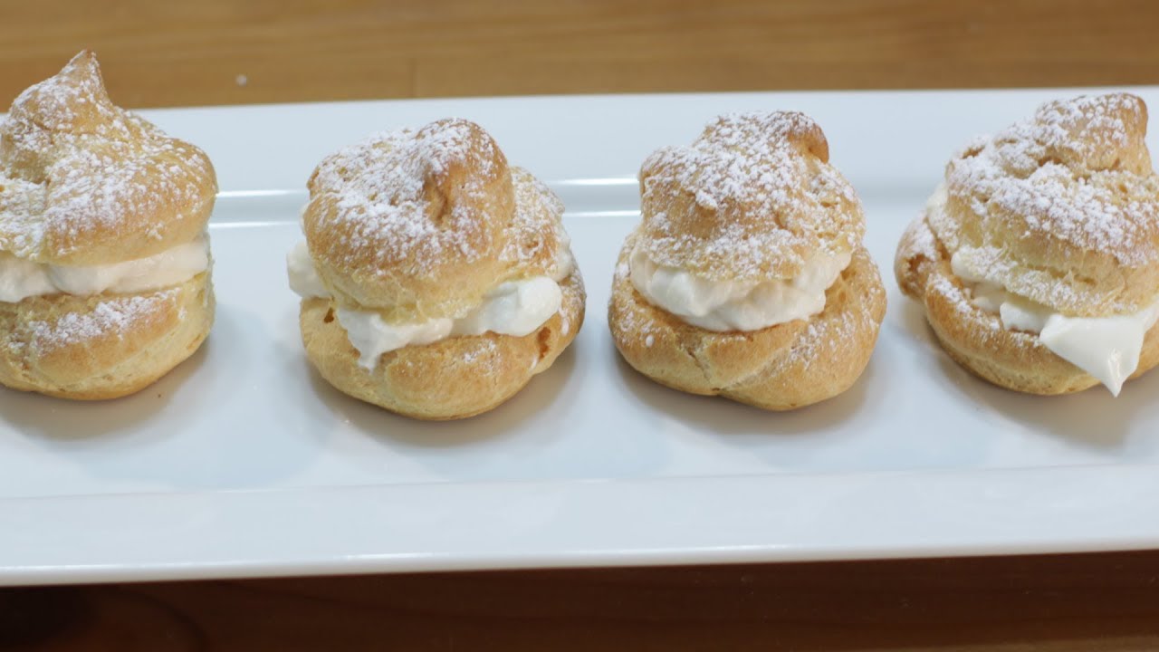 How to make cream puffs | Easy homemade cream puff recipe trailer