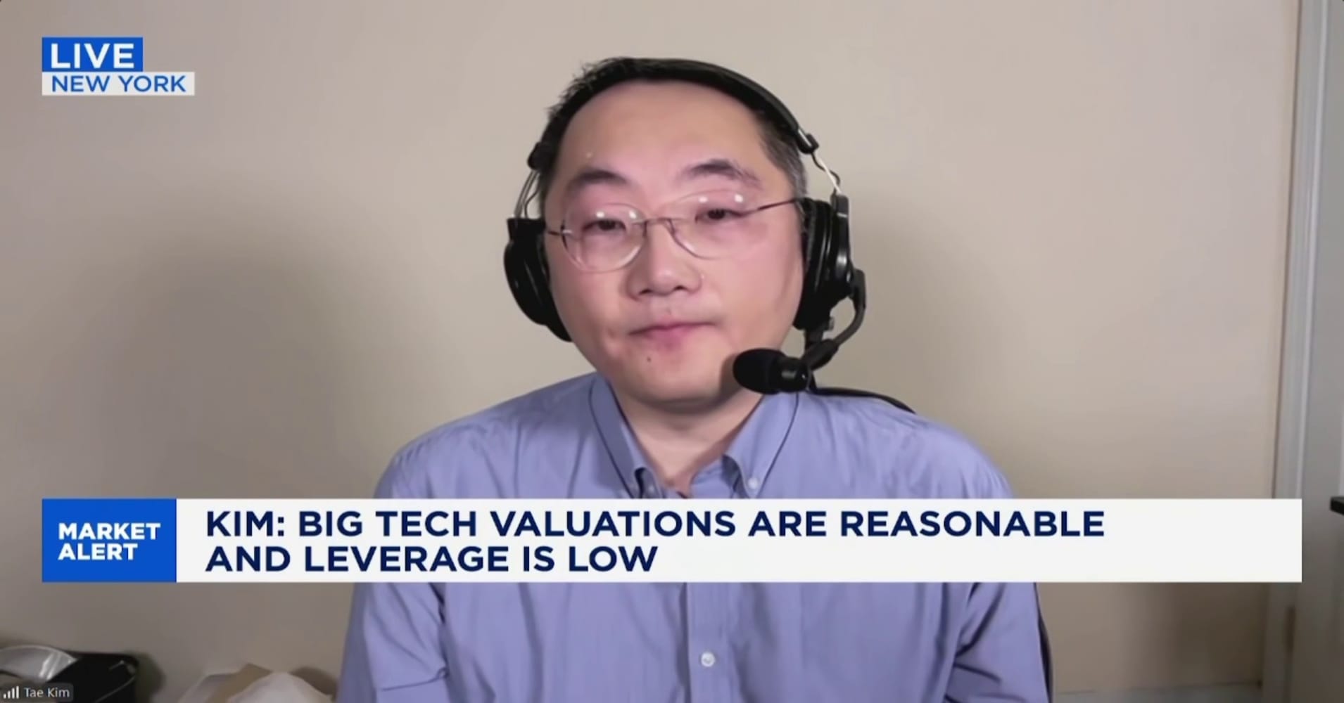 Completely different situation in terms of valuations; Tae Kim on why ...