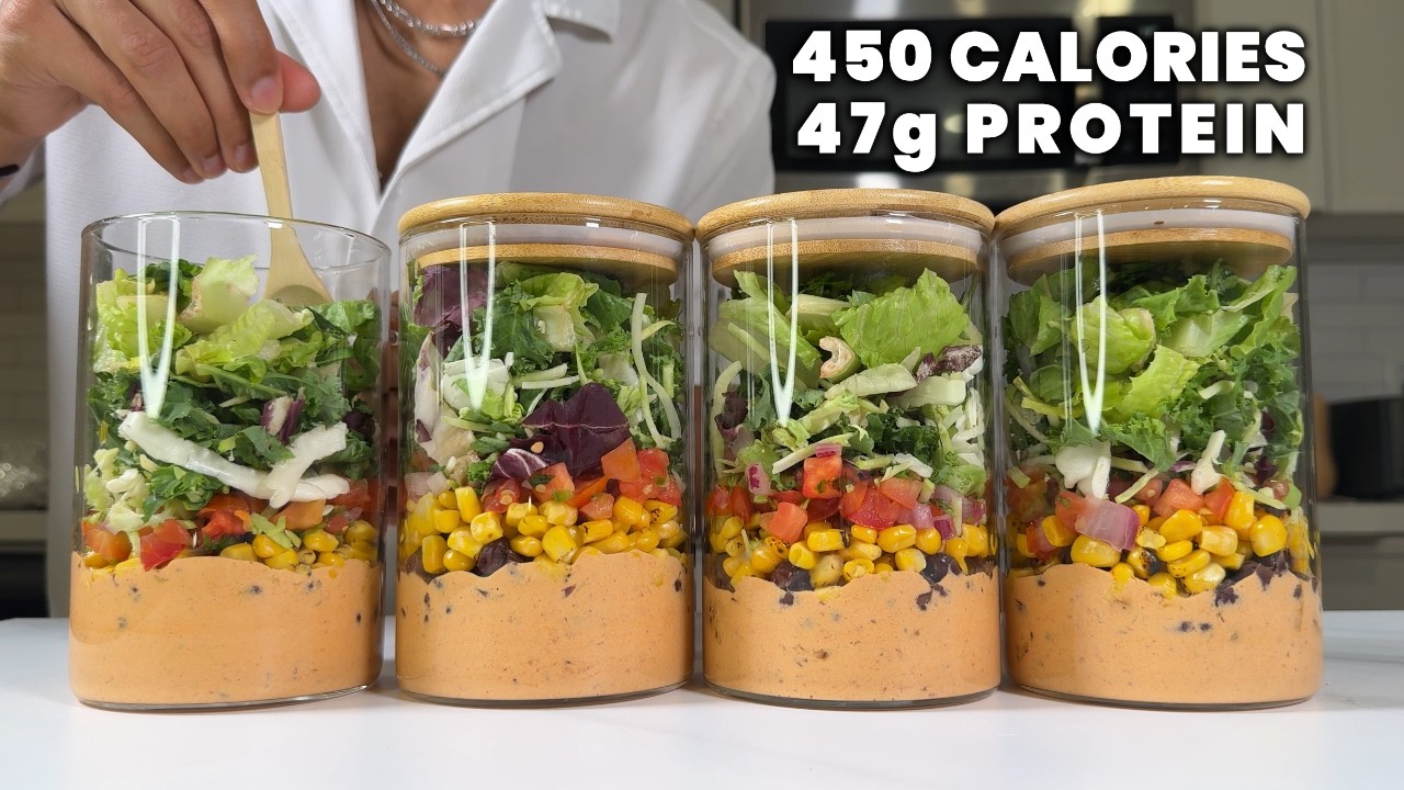 Stop eating soggy salads! Salad meal prep trick for fresh salads all week