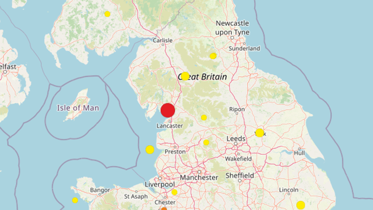 Earthquake 'shakes homes and wakes people up' in the North West