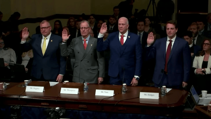 Law enforcement leaders call for toned-down rhetoric at hearing on ...