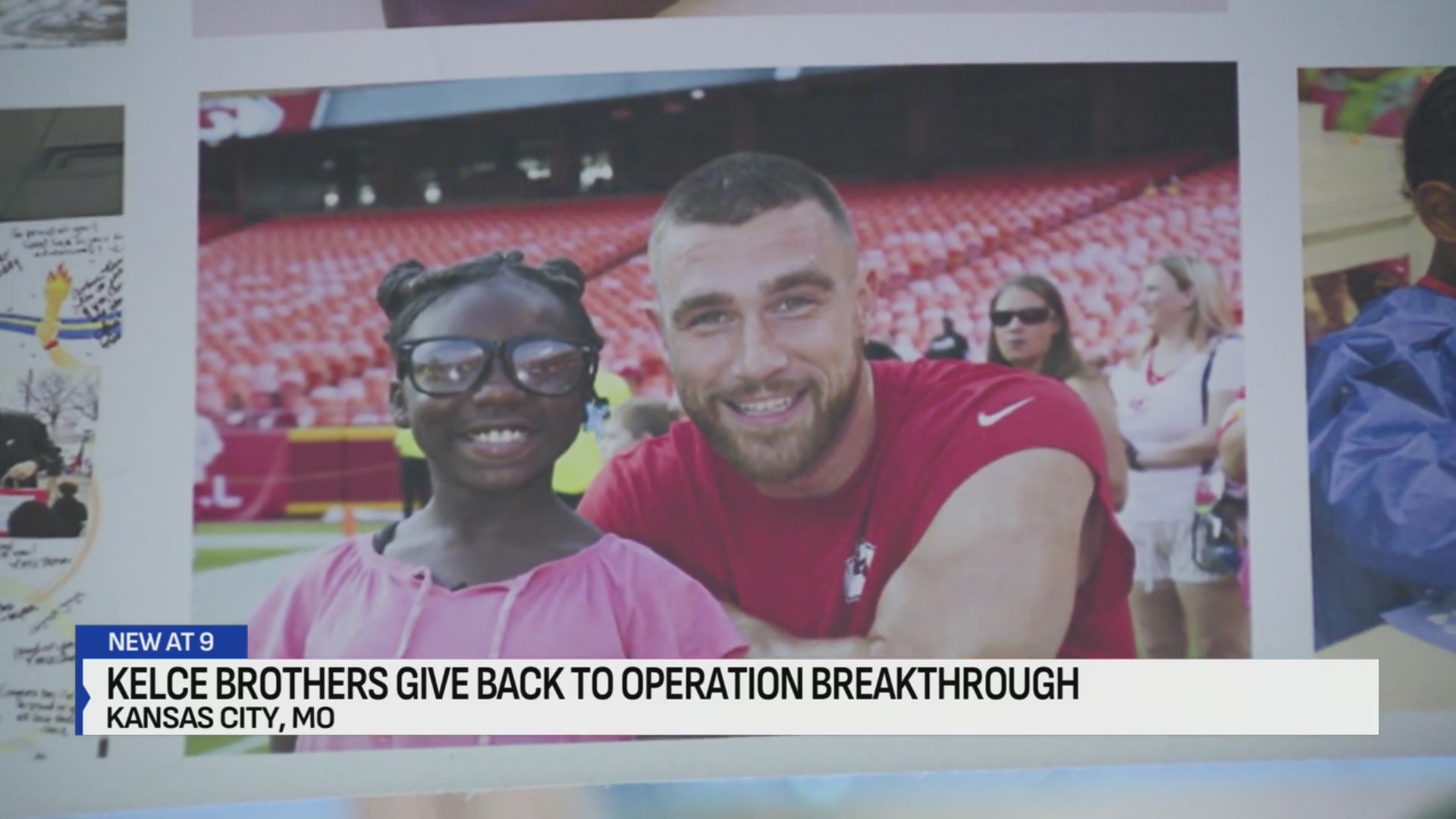 Travis Kelce gives back during holiday season with Operation Breakthrough