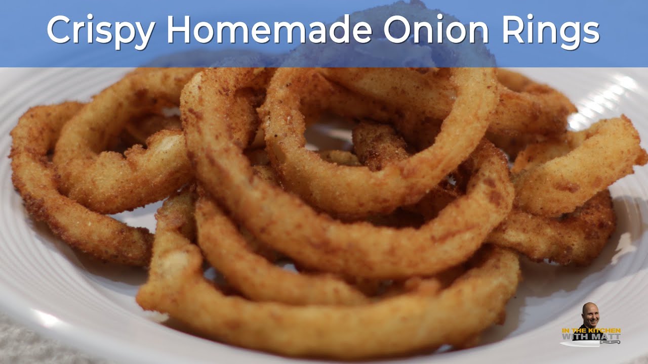 How to make crispy onion rings | Easy homemade onion rings recipe ...