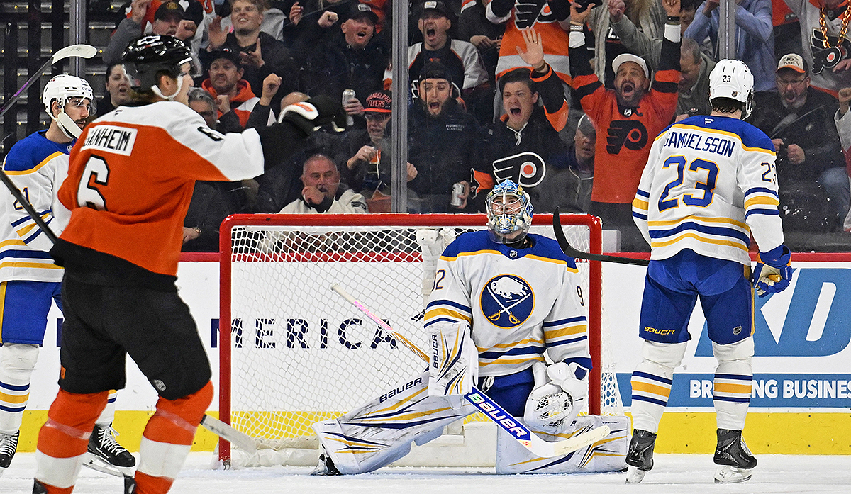 Flyers answer test, reel off three goals in 59 seconds to cruise past ...