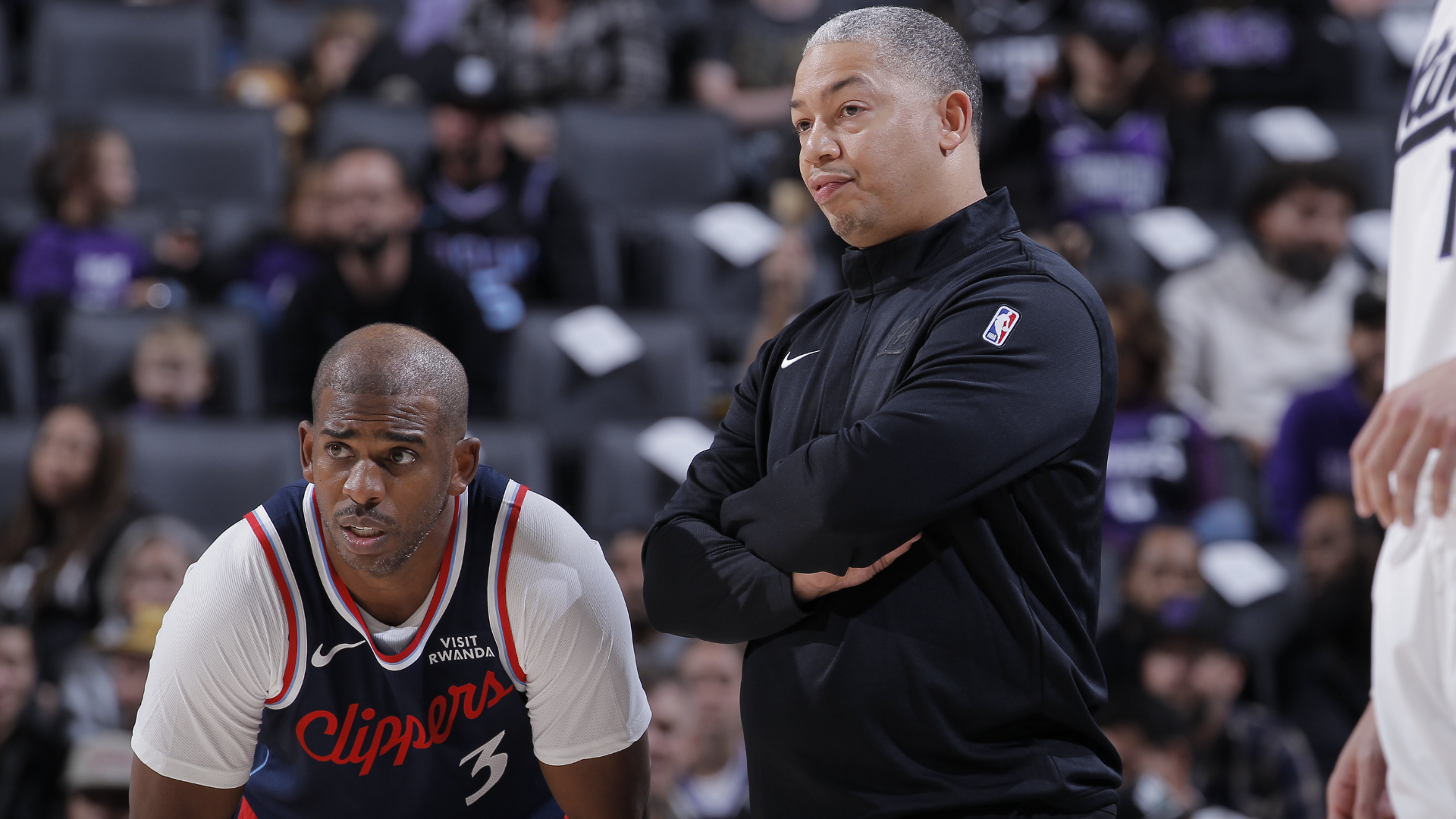 Clippers coach Ty Lue explains Chris Paul's sudden exit from the team ...