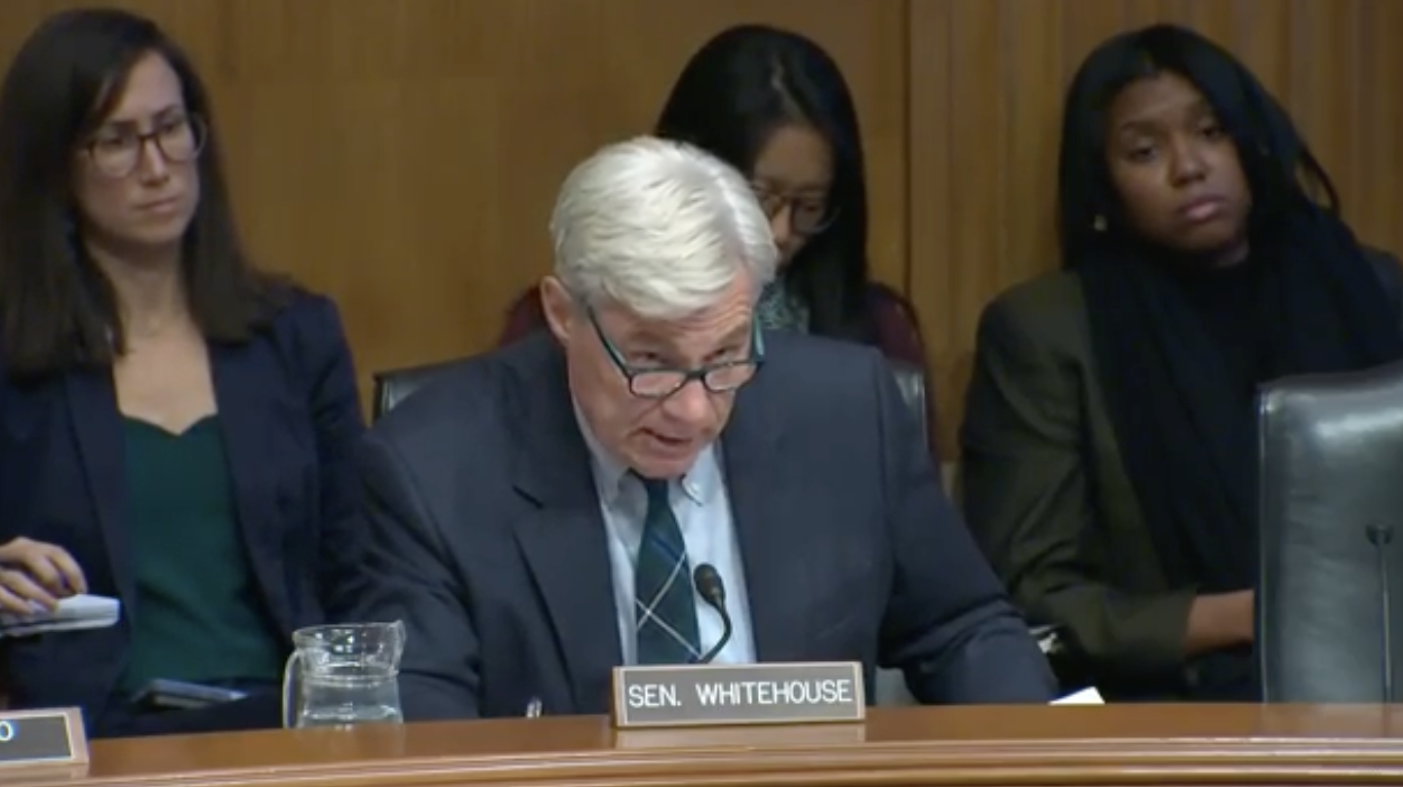 'Why is he here?': Sheldon Whitehouse confronts Trump nominee, exposes ...