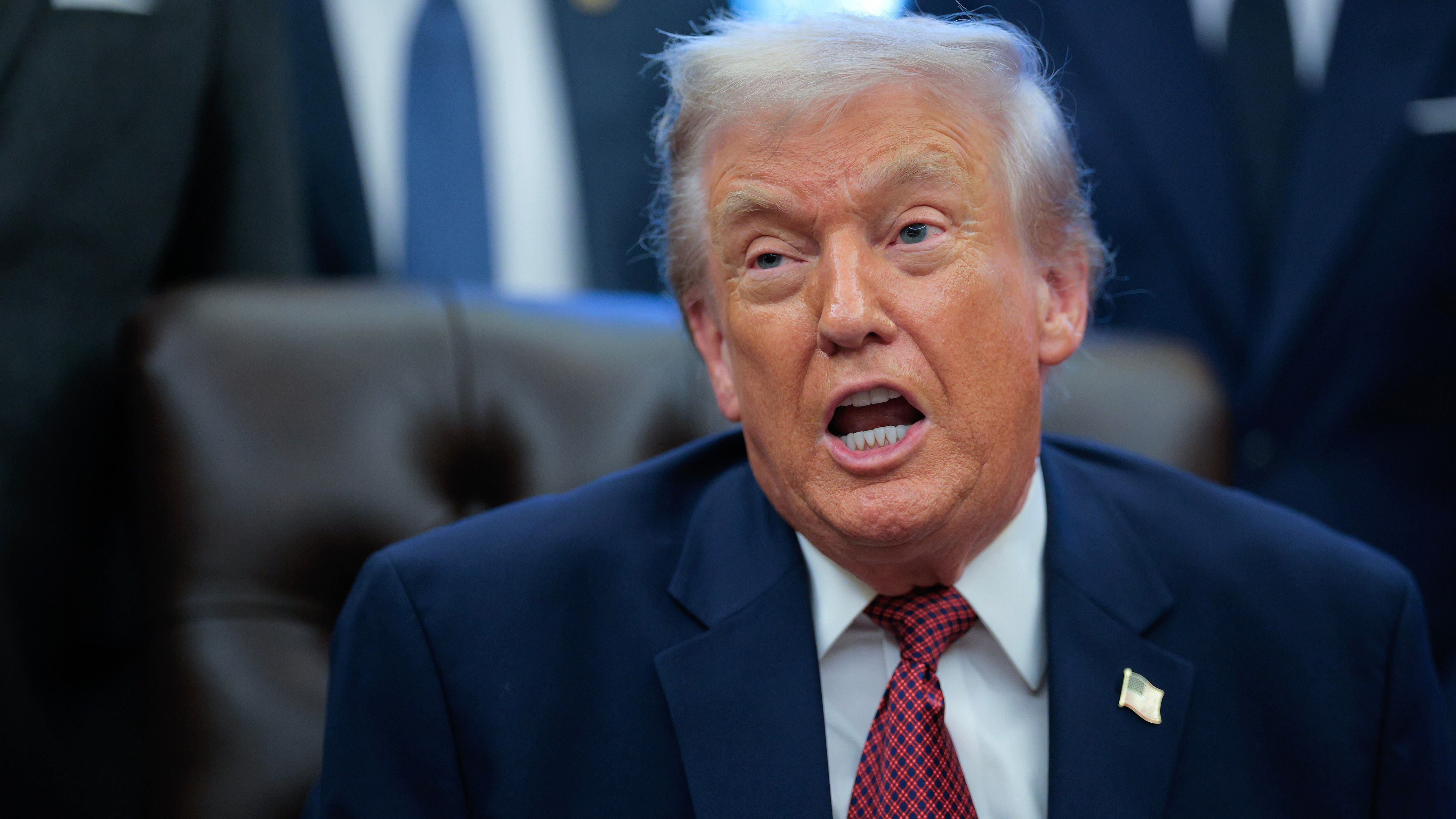 Trump names government building after his favorite president