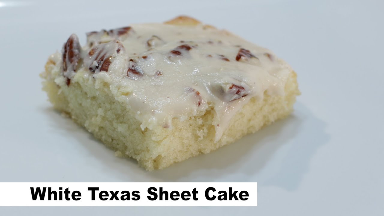 How to make white Texas sheet cake | Easy sheet cake recipe | Short version