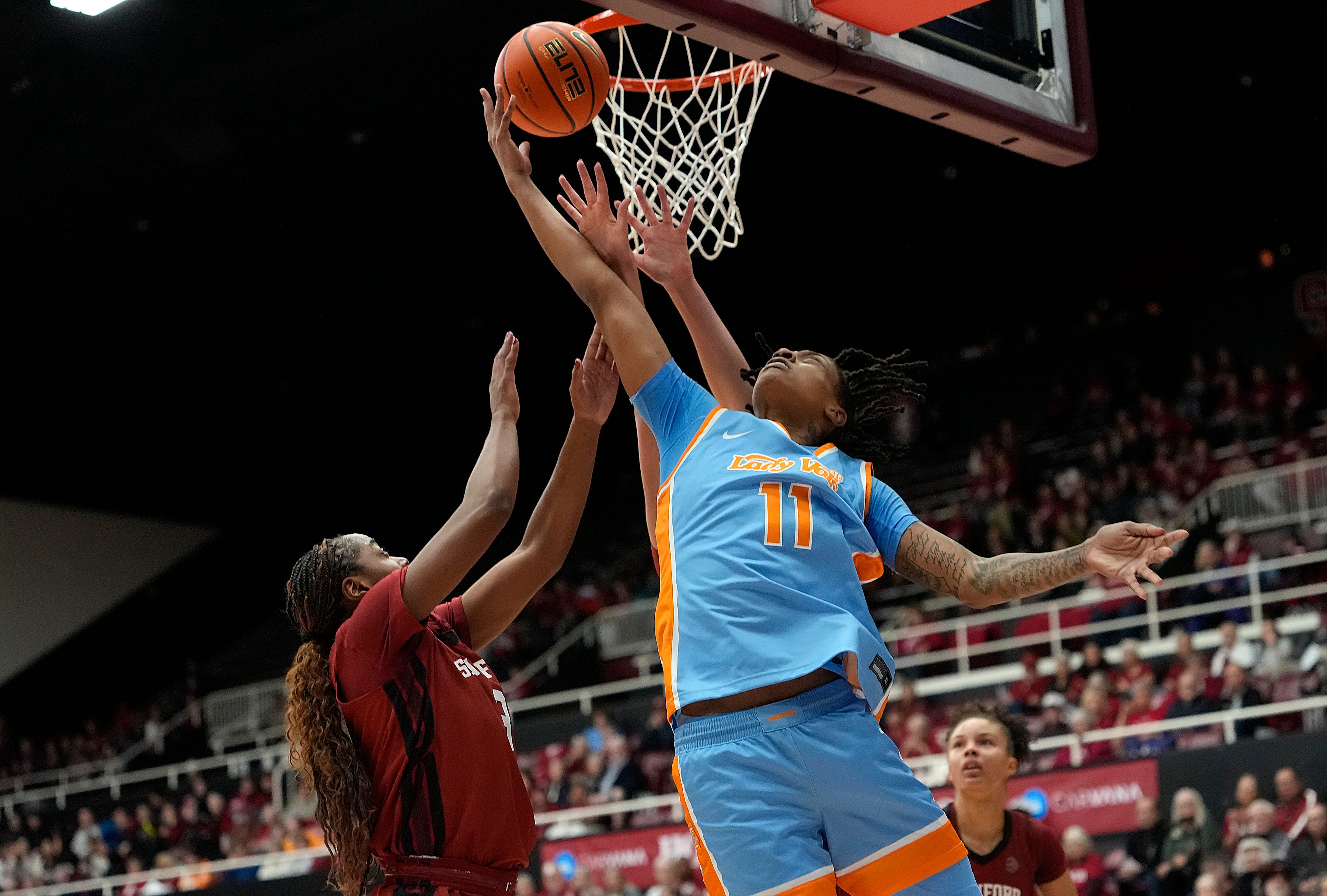 Lady Vols basketball vs Stanford, Tennessee survives scare on the road