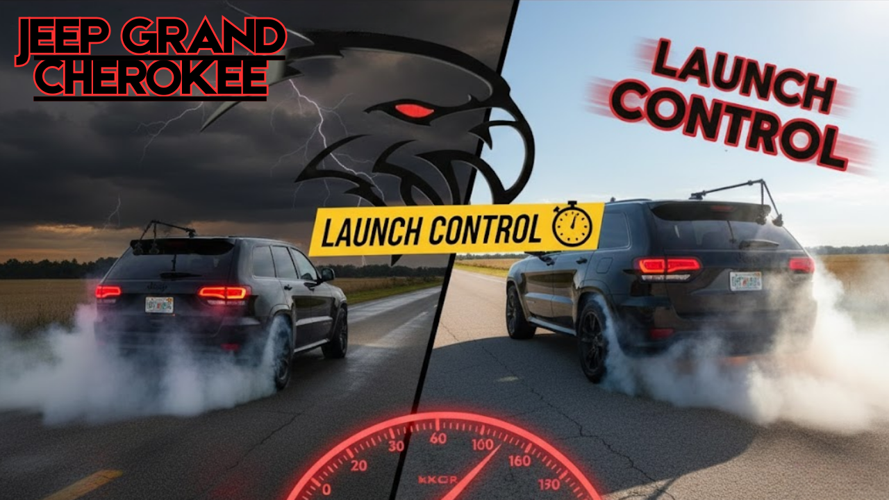 Track Hawk launch control test – insane acceleration revealed