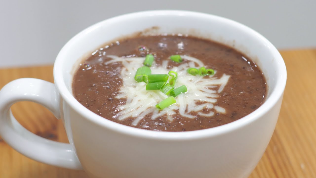 How to make black bean soup | Easy homemade black bean soup recipe