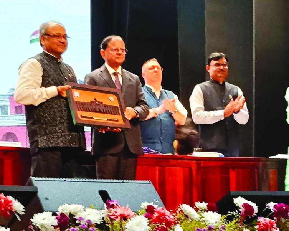 PK Mishra delivers inaugural address at ISM centenary foundation week