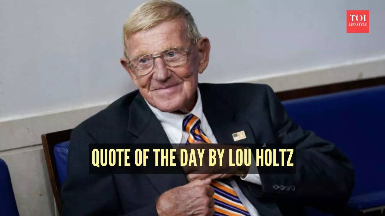 Quote of the day by Lou Holtz: “Ability is what you’re capable of doing ...