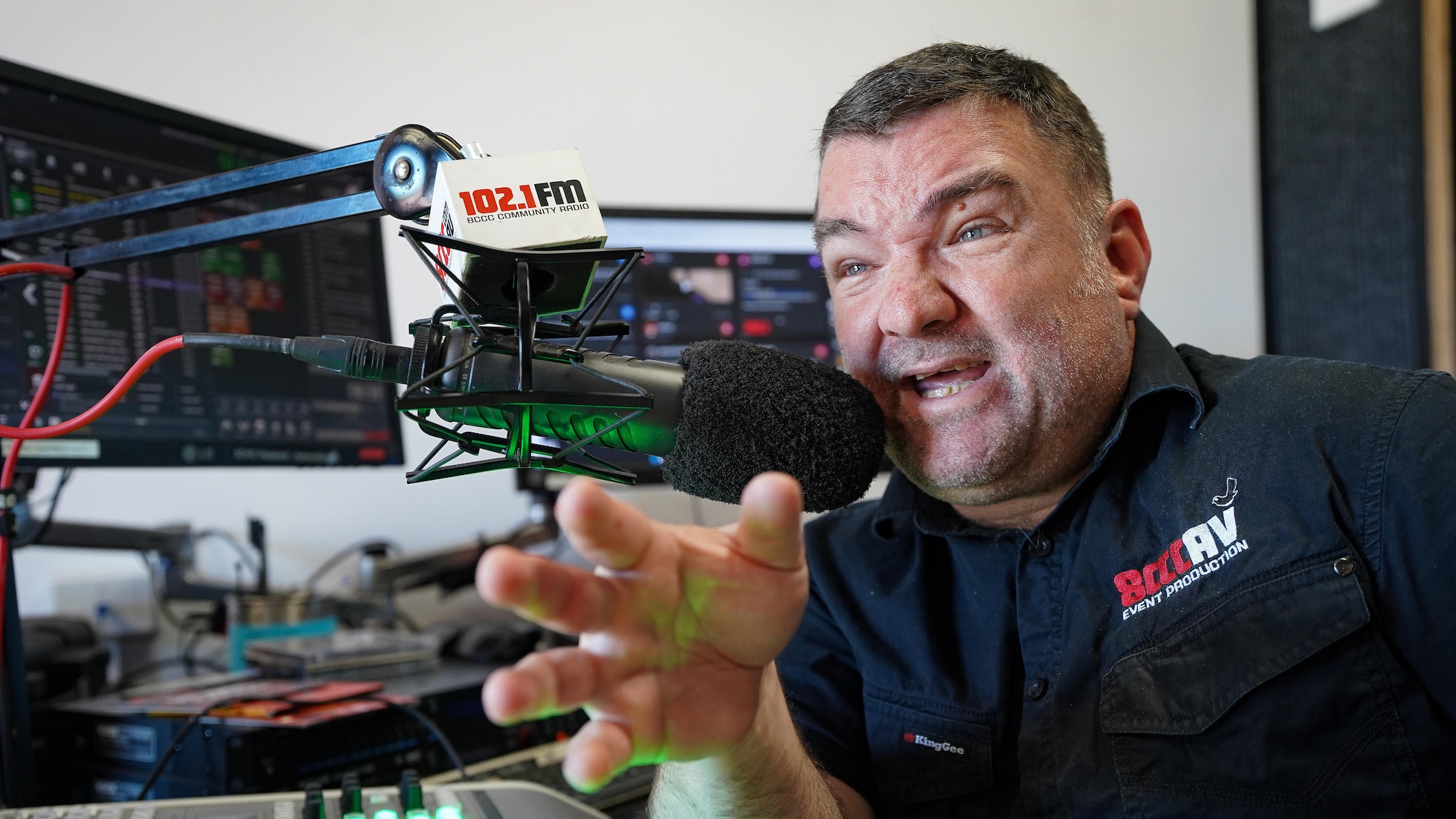 Radio presenters with disability thrive at 8CCC in Alice Springs