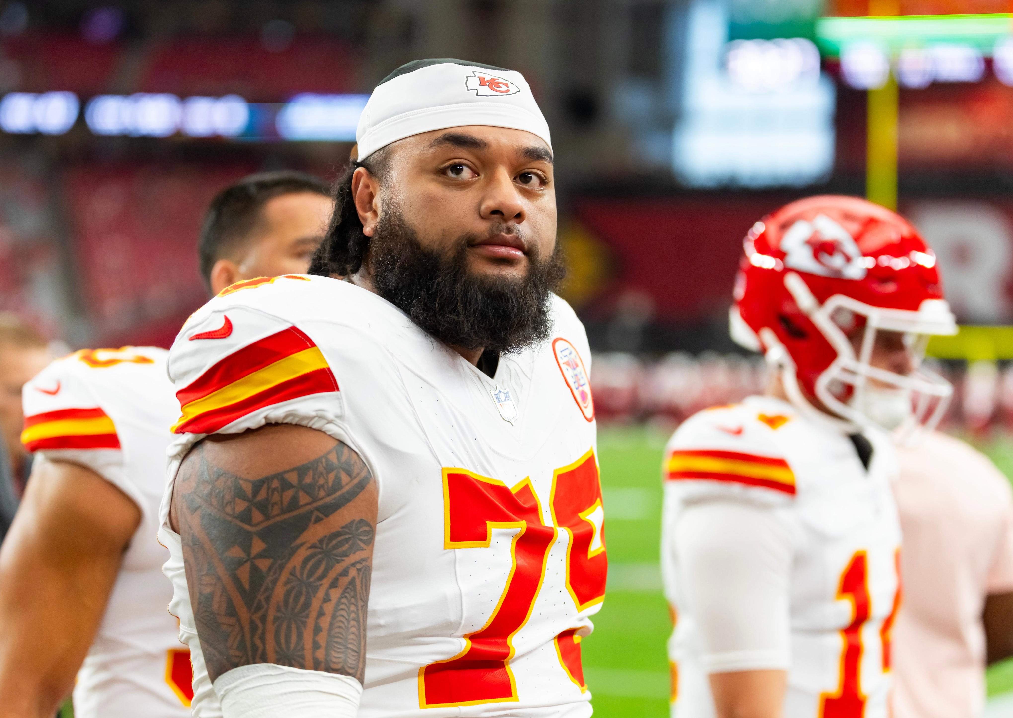 Chiefs HC Andy Reid praises OL Esa Pole's performance vs. Texans